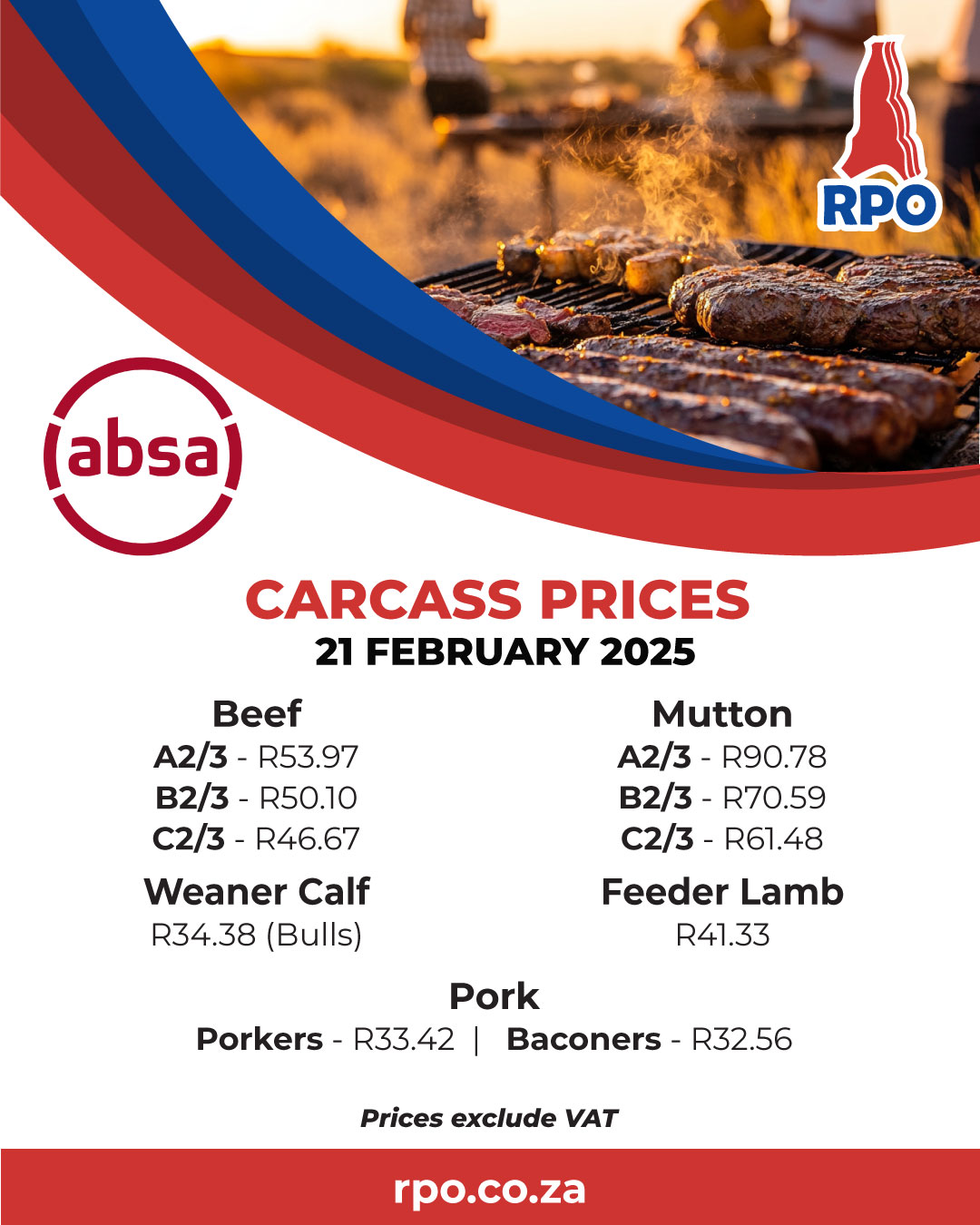 Carcass Prices - Red Meat Producers Organization